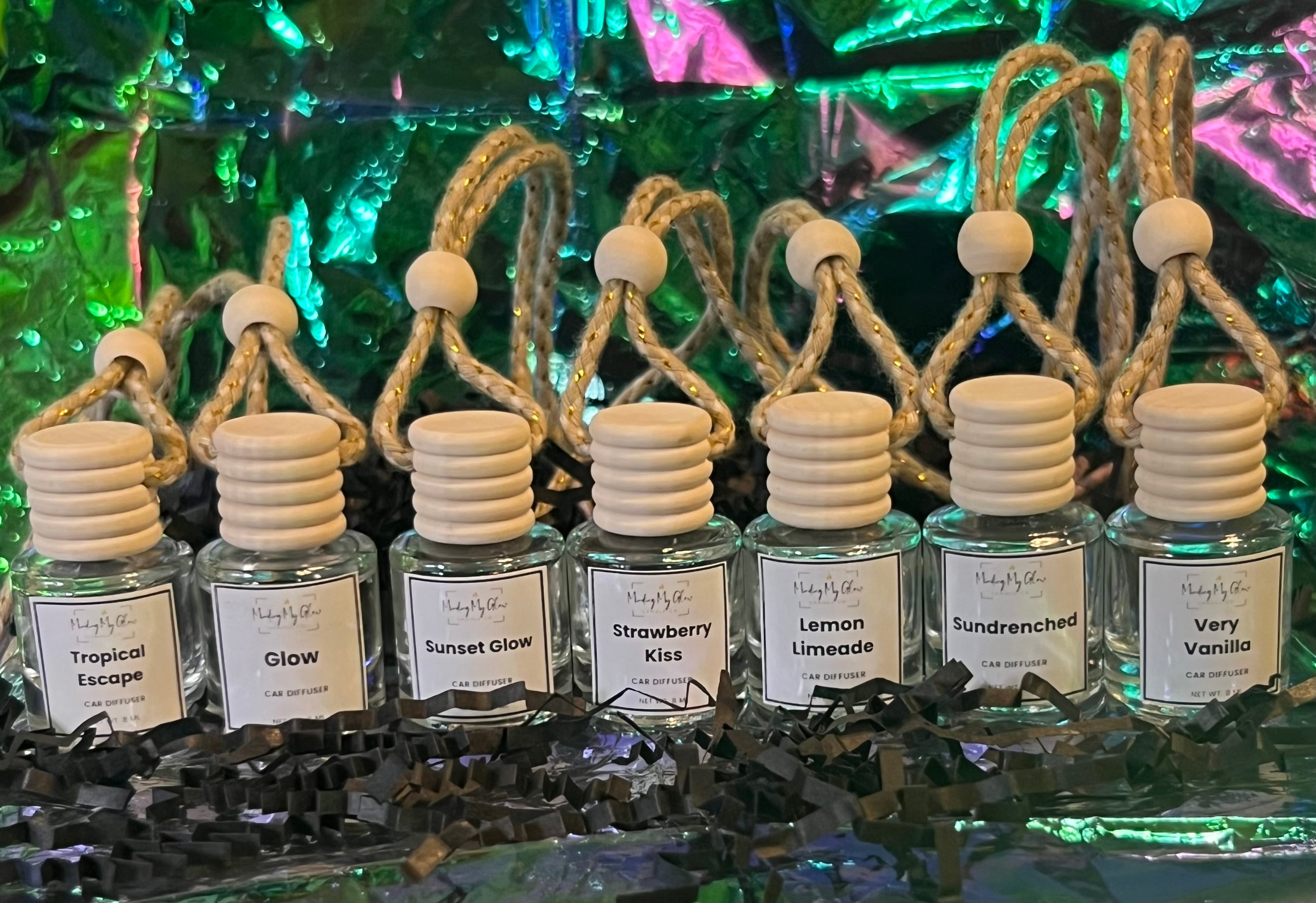 Car Fragrance Diffuser - 8 ml (clear cylinder) - Scentsations Collecti ...